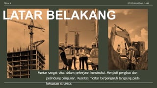 spesi or mortar, description tes and explanation | PPTX
