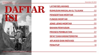 Mortar or spesi for buillding test, civil engineering | PDF