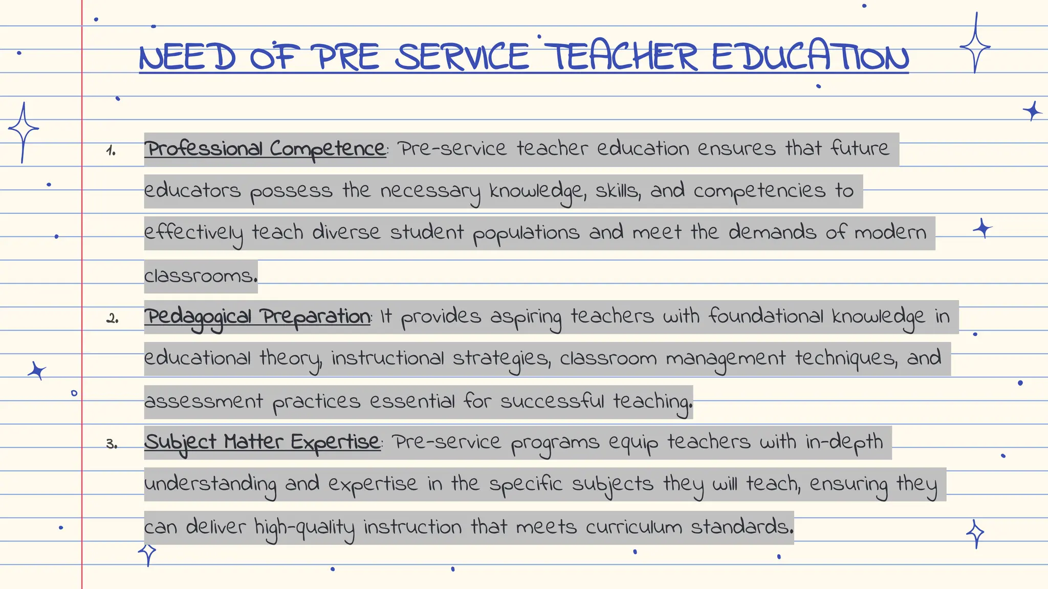 Teacher Education: Pre Service CONCEPT AND IMPORTANCE | PPTX