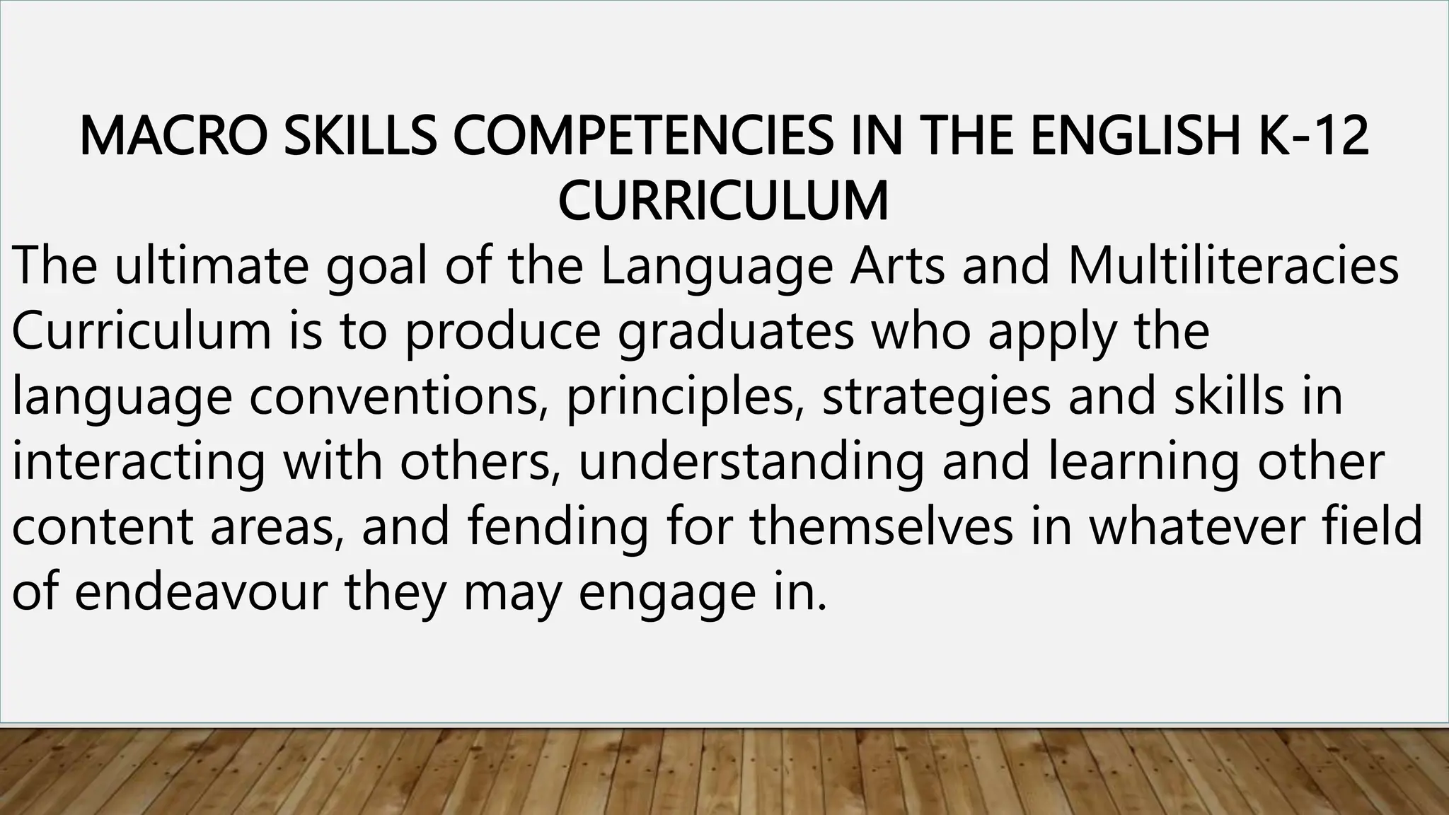 PPT Teaching and Assessment of Macro skills.pptx | Education