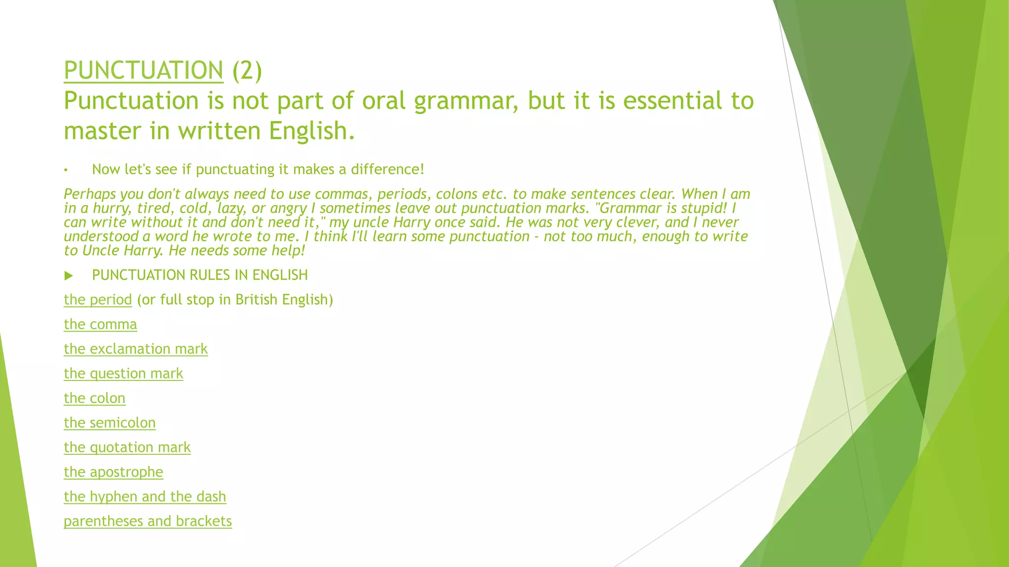 Teaching english grammar | PPTX