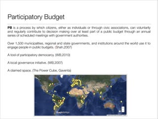 PB - Participatory Budget; Case Studies: Brazil and Argentina | PPT