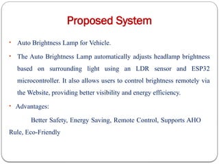 ppt team 4.pptx system management with auto brightness | PPT