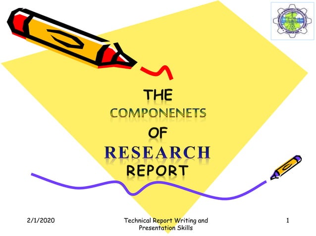 Component of research report | PPTX