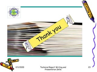Component of research report | PPTX