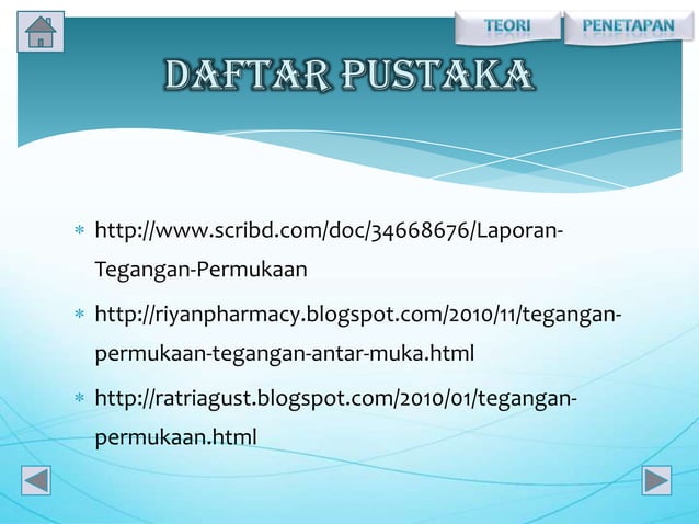 Tegangan permukaan | PPTX