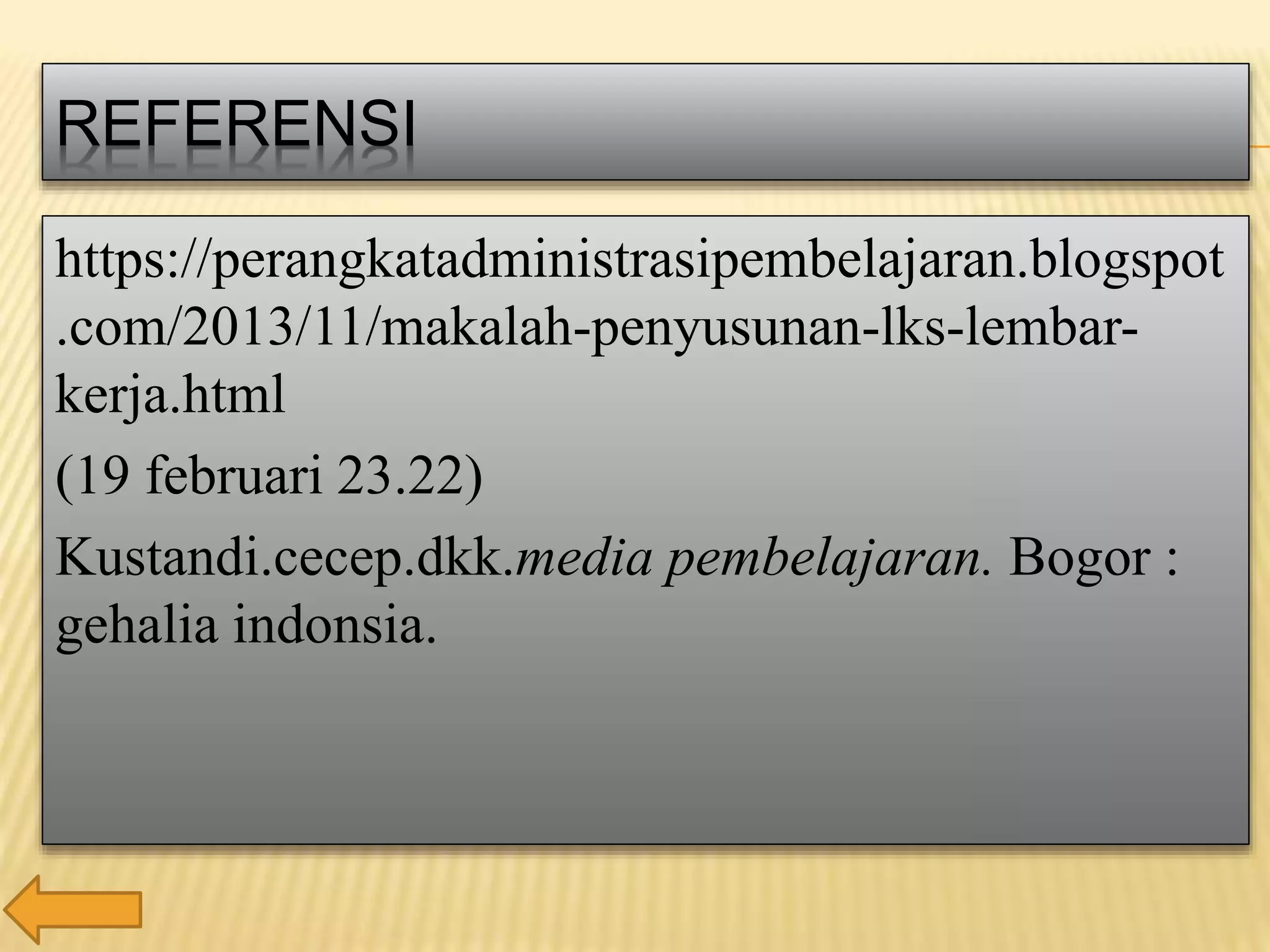 Teknik Pembuatan LKS | PPTX