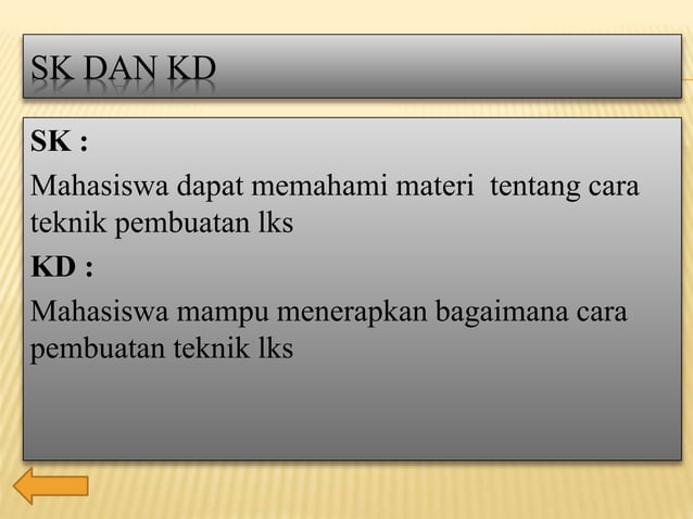 Teknik Pembuatan LKS | PPTX