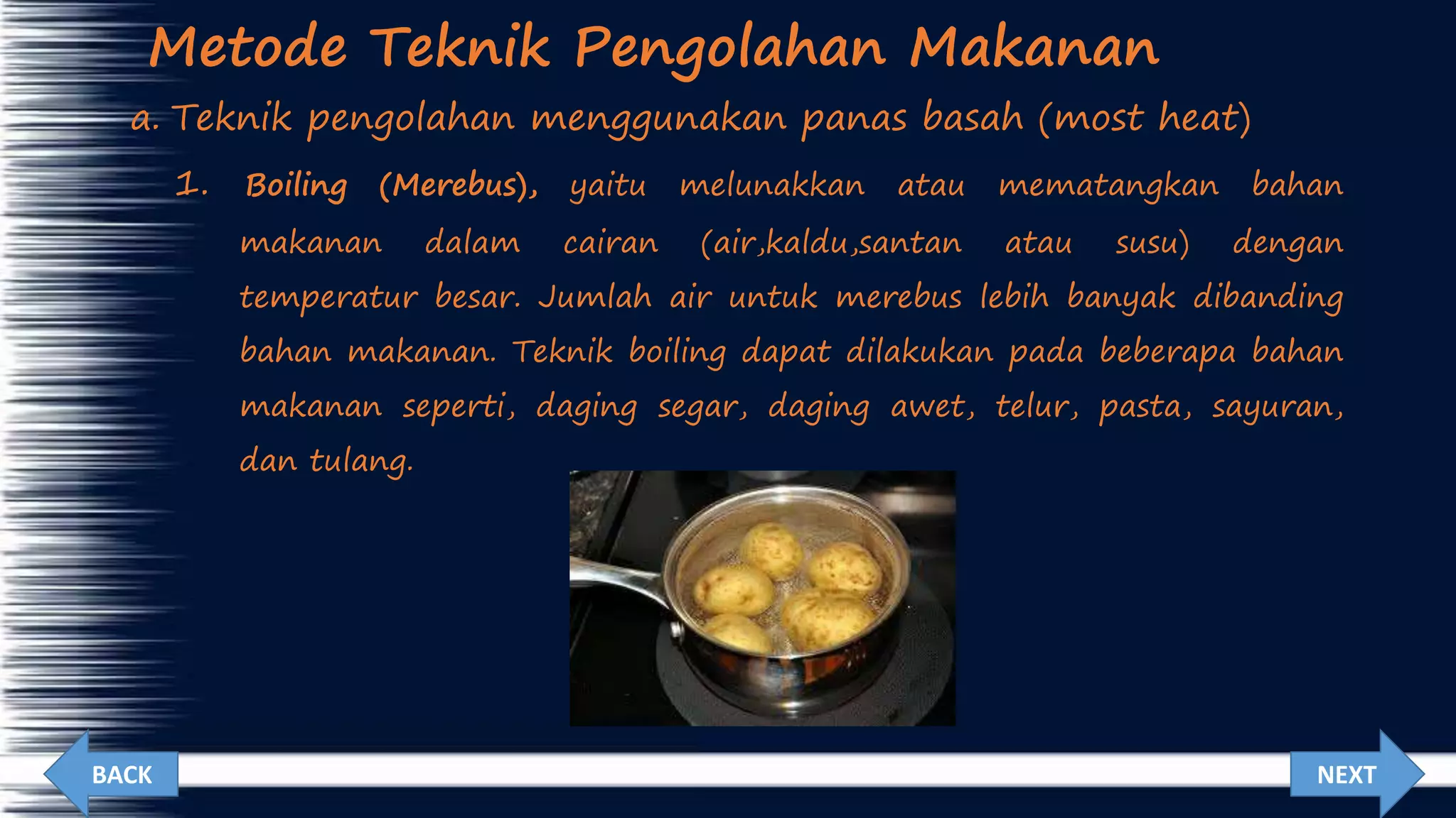 PPT TEKNIK PENGOLAHAN MAKANAN | PPTX