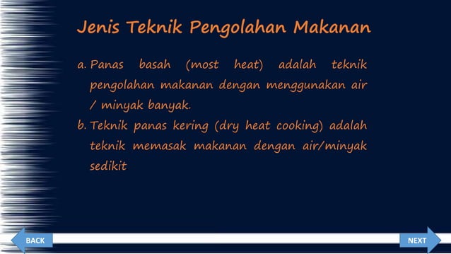 PPT TEKNIK PENGOLAHAN MAKANAN | PPTX