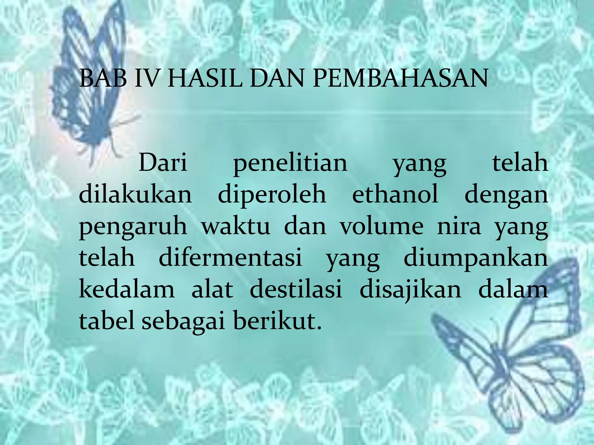 Pemanfaatan Nira Aren sebagai Bahan Bakar Bioetanol | PPTX