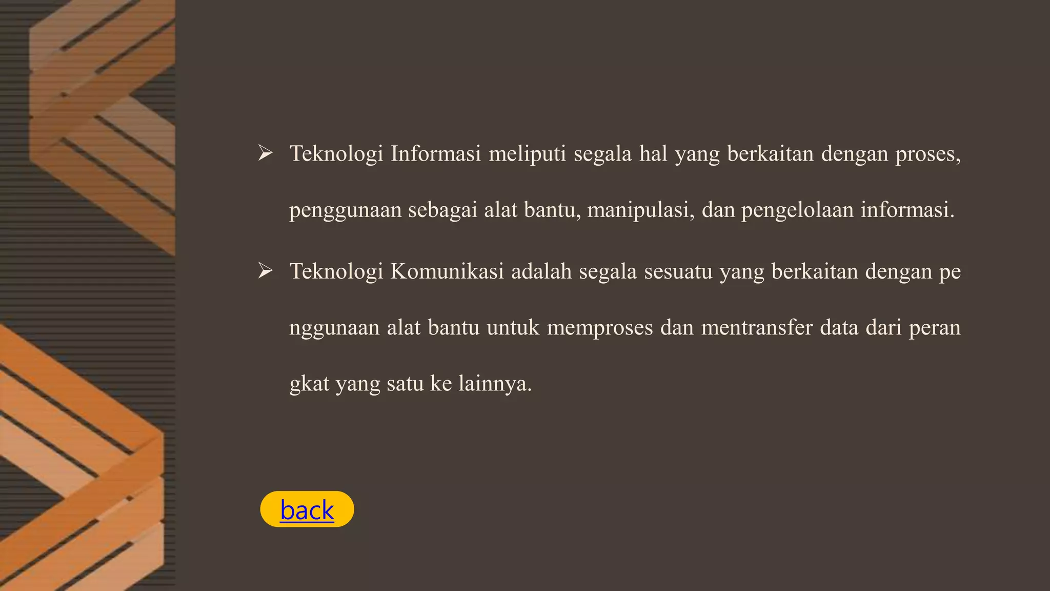 Ppt teknologi informasi dan komunikasi | PPTX
