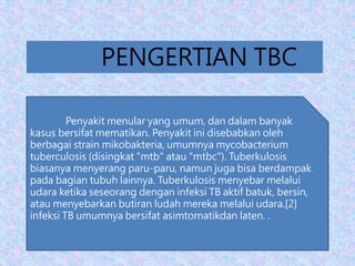 PENYAKIT TBC | PPTX