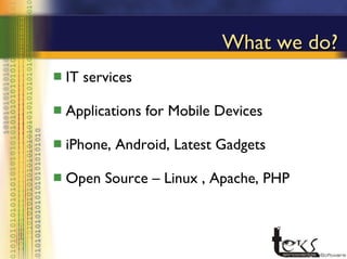 Teknowledge Software India | PPT