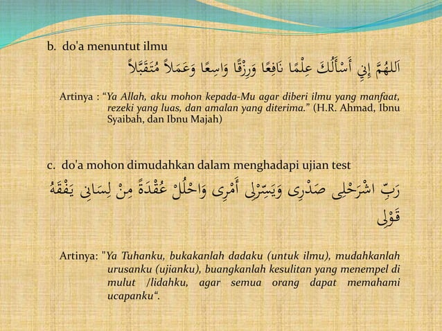 Ppt dzikir dan doa setelah sholat | PPTX