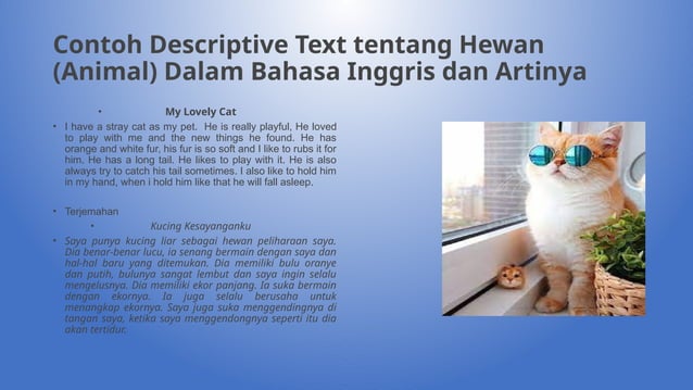 PPT TEKS DESCRIPTIVE MAPEL BAHASA INGGRIS.pptx