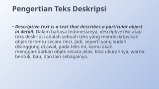 PPT TEKS DESCRIPTIVE MAPEL BAHASA INGGRIS.pptx