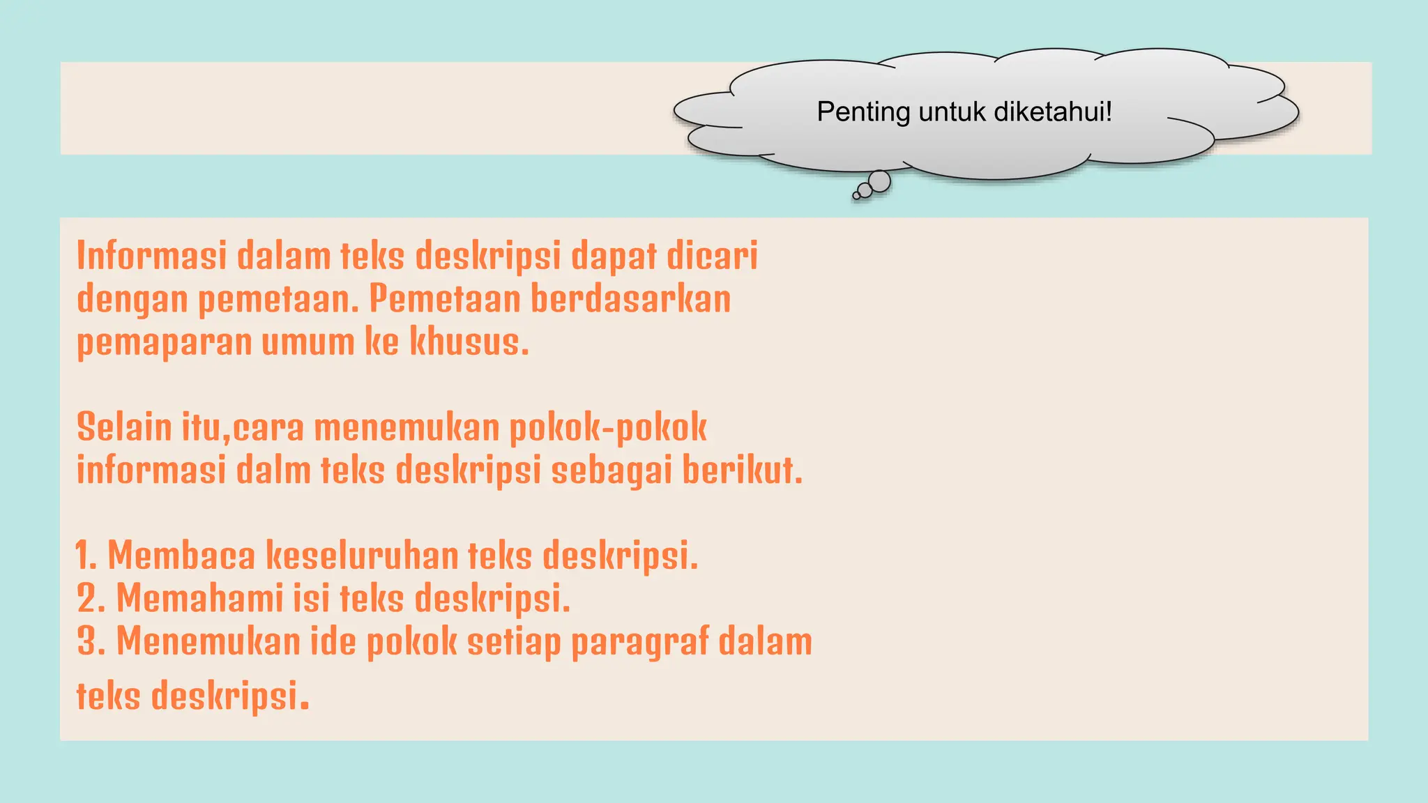 PPT TEKS DESKRIPSI SMPN MALANG DESKRIPSI | PPT