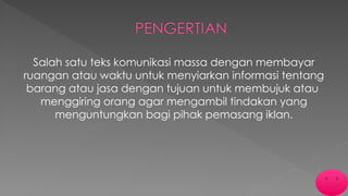 PPT TEKS IKLAN SLOGAN POSTER BAHASA INDONESIA.ppt