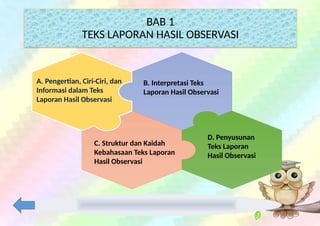 PPT Teks Laporan Hasil Observasi Kelas X | PPTX