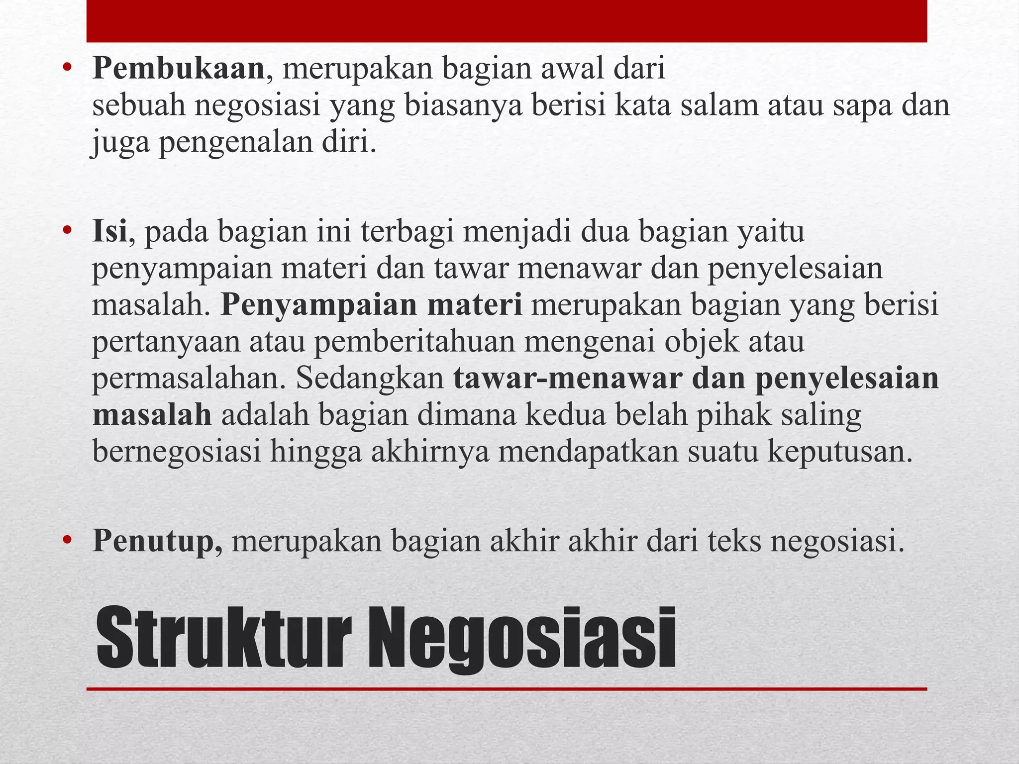 Ppt teks negosiasi | PPTX