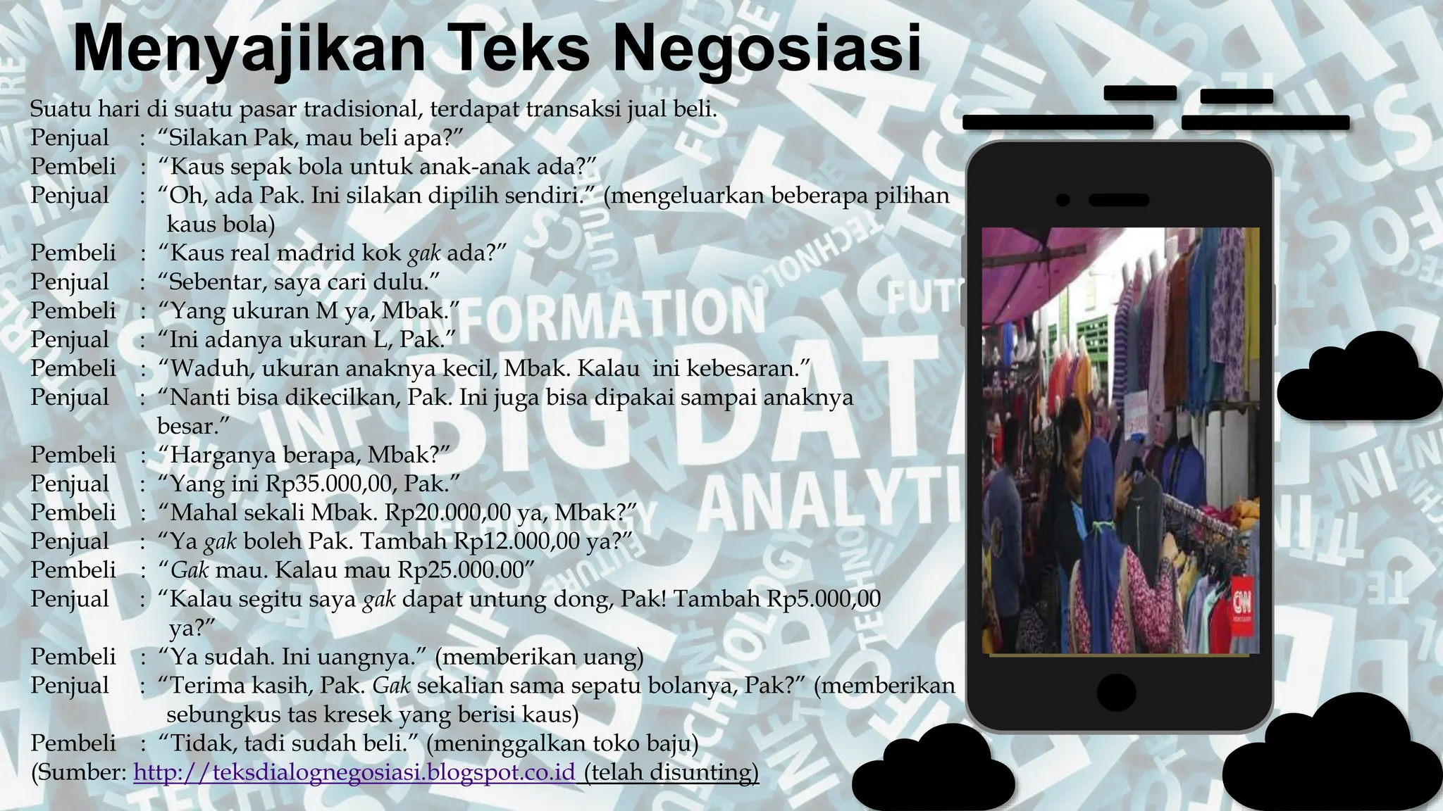 Power points Teks Negosiasi untuk kelas X | PPTX