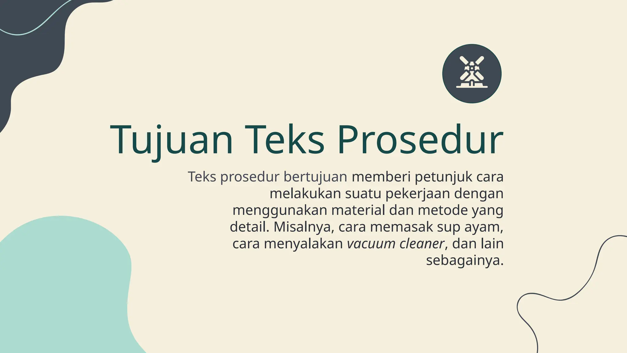 ppt teks prosedur aifhaudgwqaydgwqeydgwqyqwdvfd | PPTX