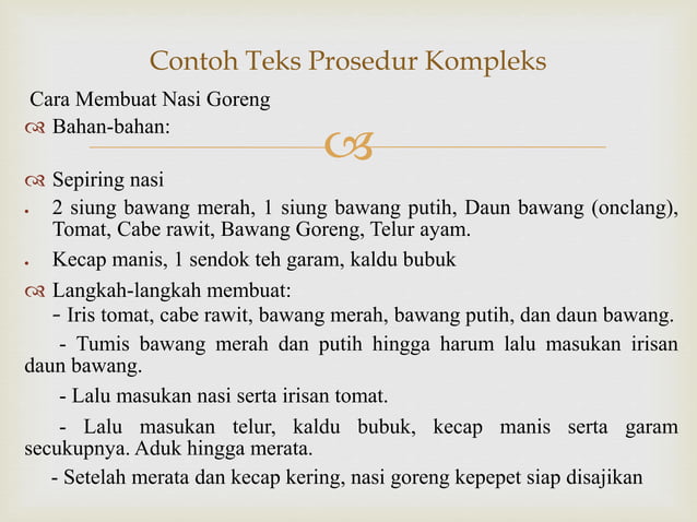 Ppt teks prosedur kompleks | PPTX