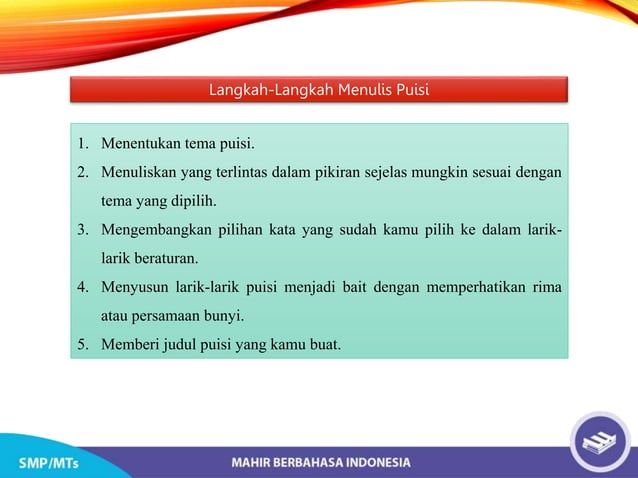 PPT Teks Puisi sebagai bahan ajar di kelas 8 smp | PPTX
