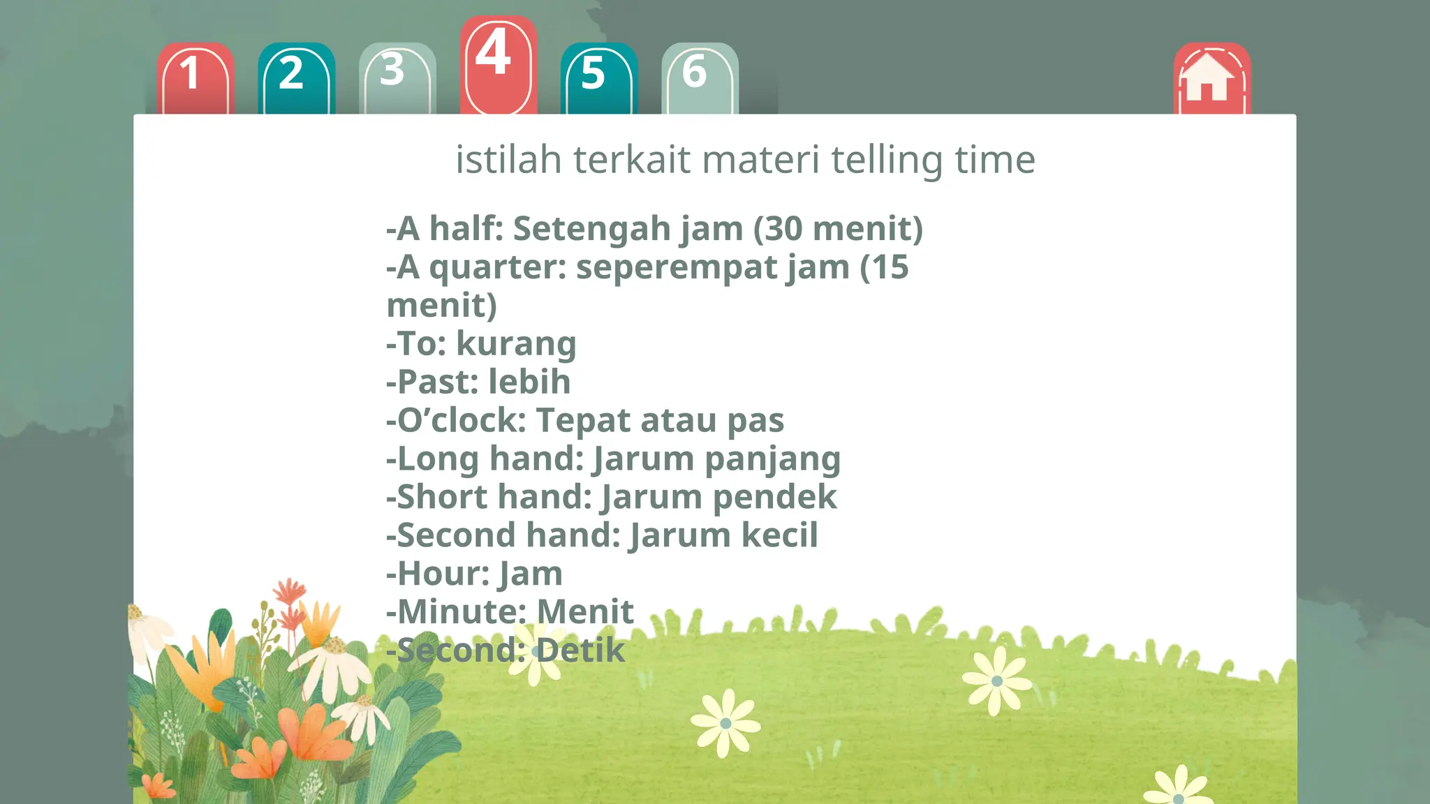 Materi telling time untuk sekolah dasar terbaru | PPT