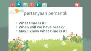 Materi telling time untuk sekolah dasar terbaru | PPT