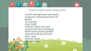 Materi telling time untuk sekolah dasar terbaru | PPT