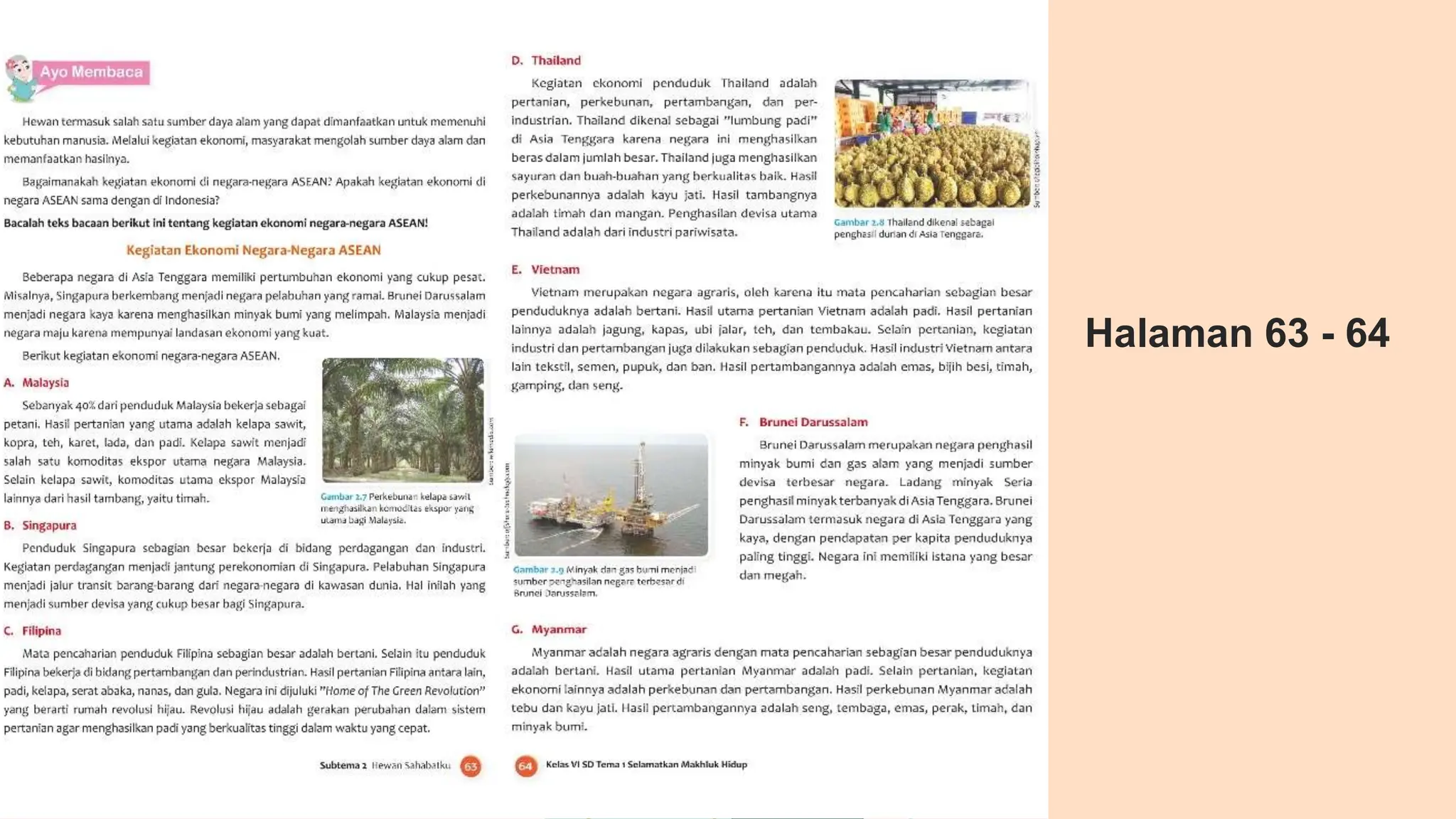 PPT Tema 1 sub 2 pb 1 kelas 6 semester 1 | PPT