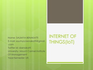 IoT | PPT