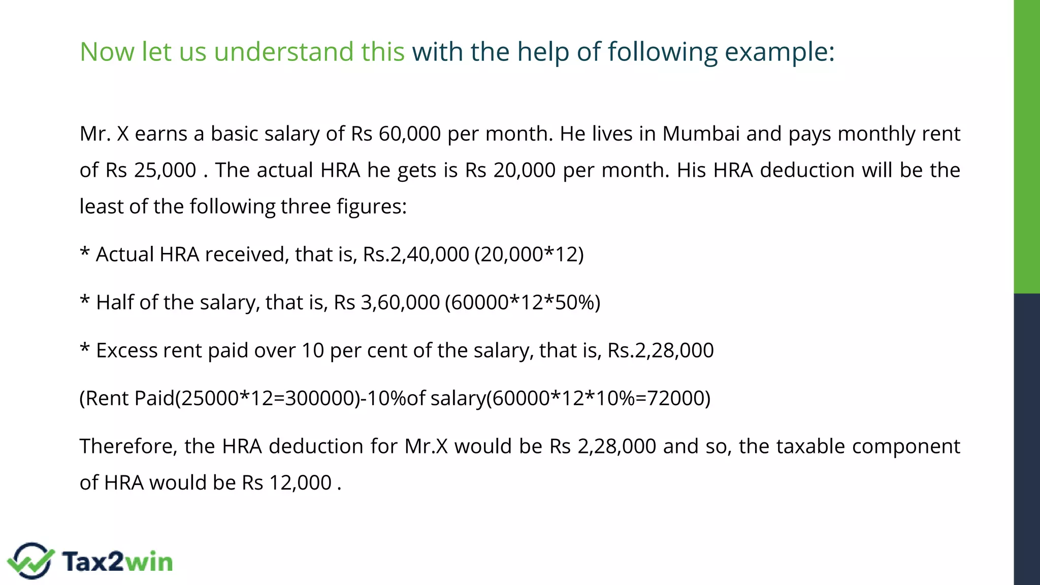 House Rent Allowance | PPTX