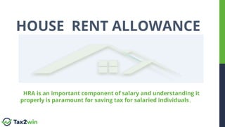 House Rent Allowance | PPTX