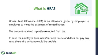 House Rent Allowance | PPTX