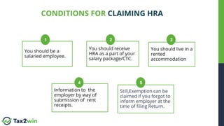 House Rent Allowance | PPTX