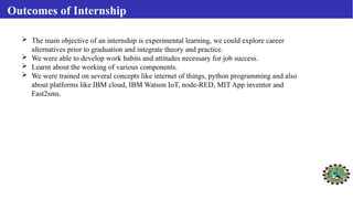 Phase 2 internshp presentation in infosys | PPTX