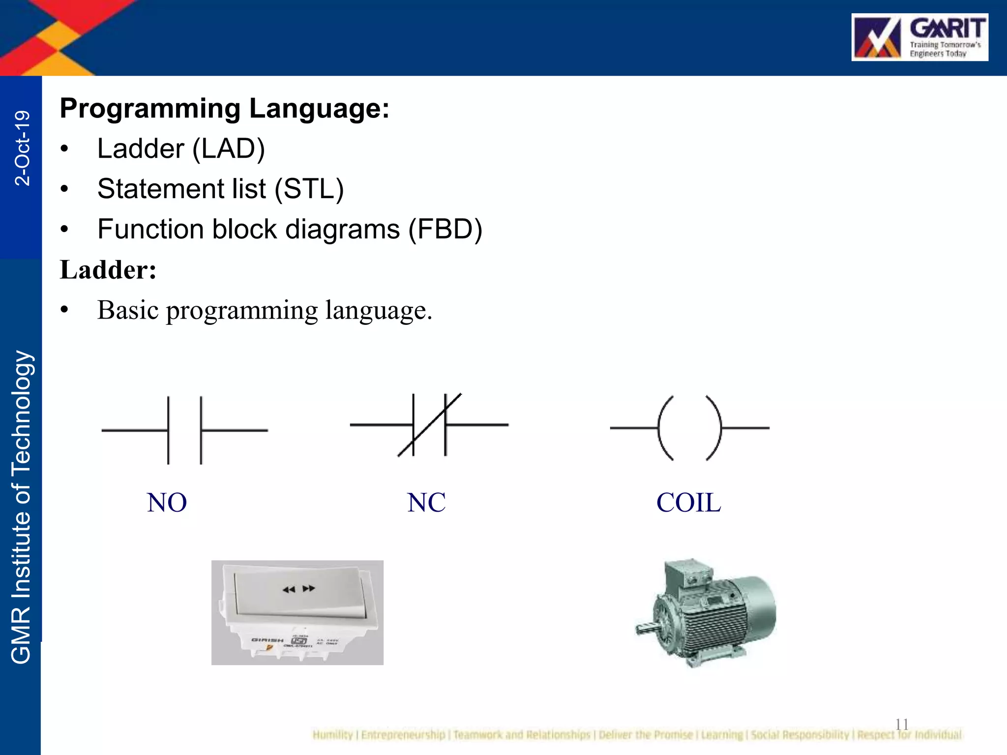 Programmable Logic Controller( PLC ) | PPTX