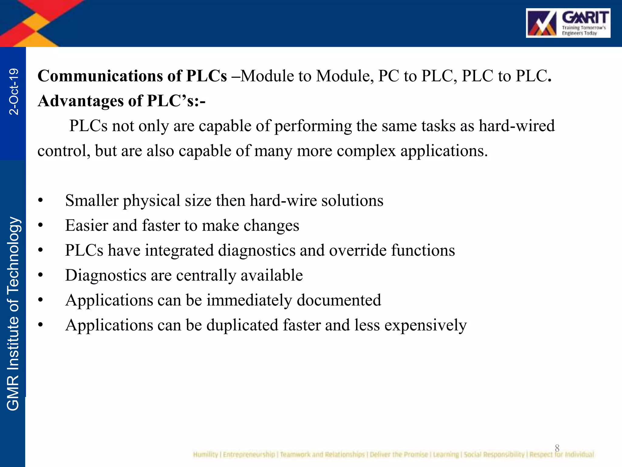 Programmable Logic Controller( PLC ) | PPTX