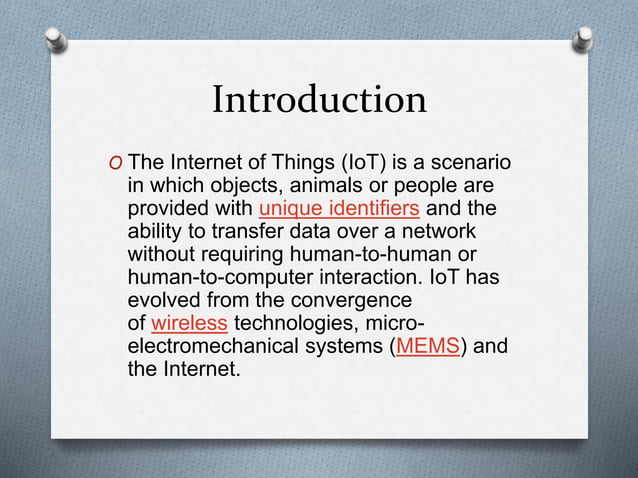 Internet of Things | PPTX