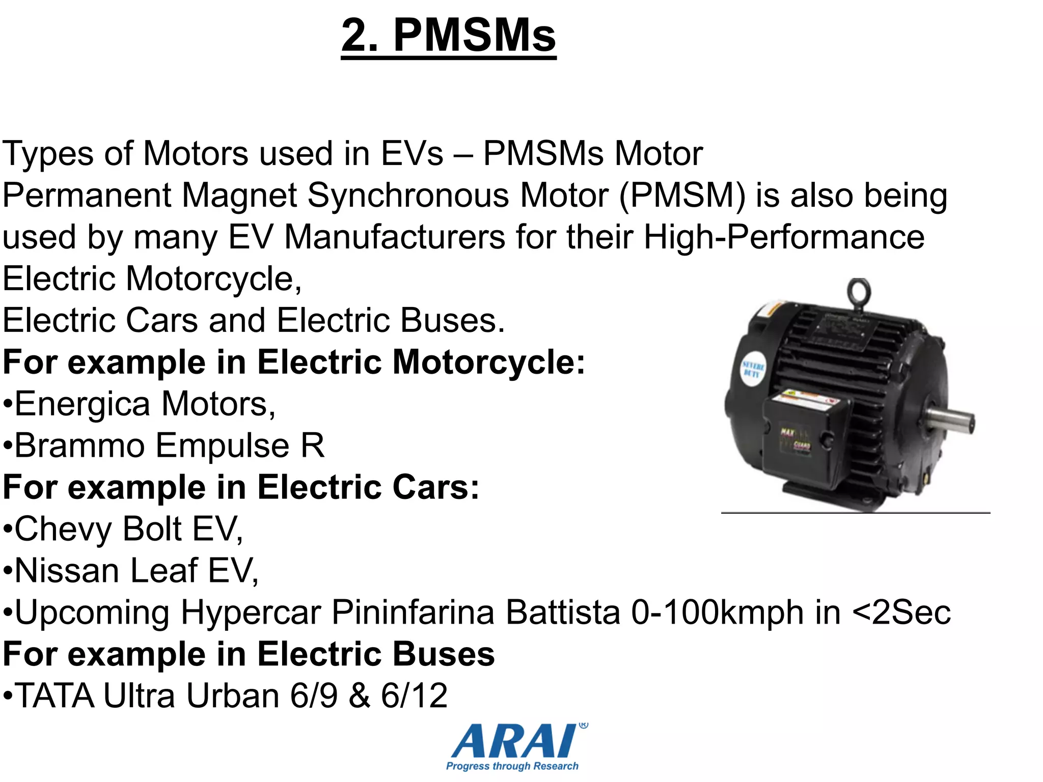 BEV ( Battery Operated Electric Vehicles) PPT | PDF