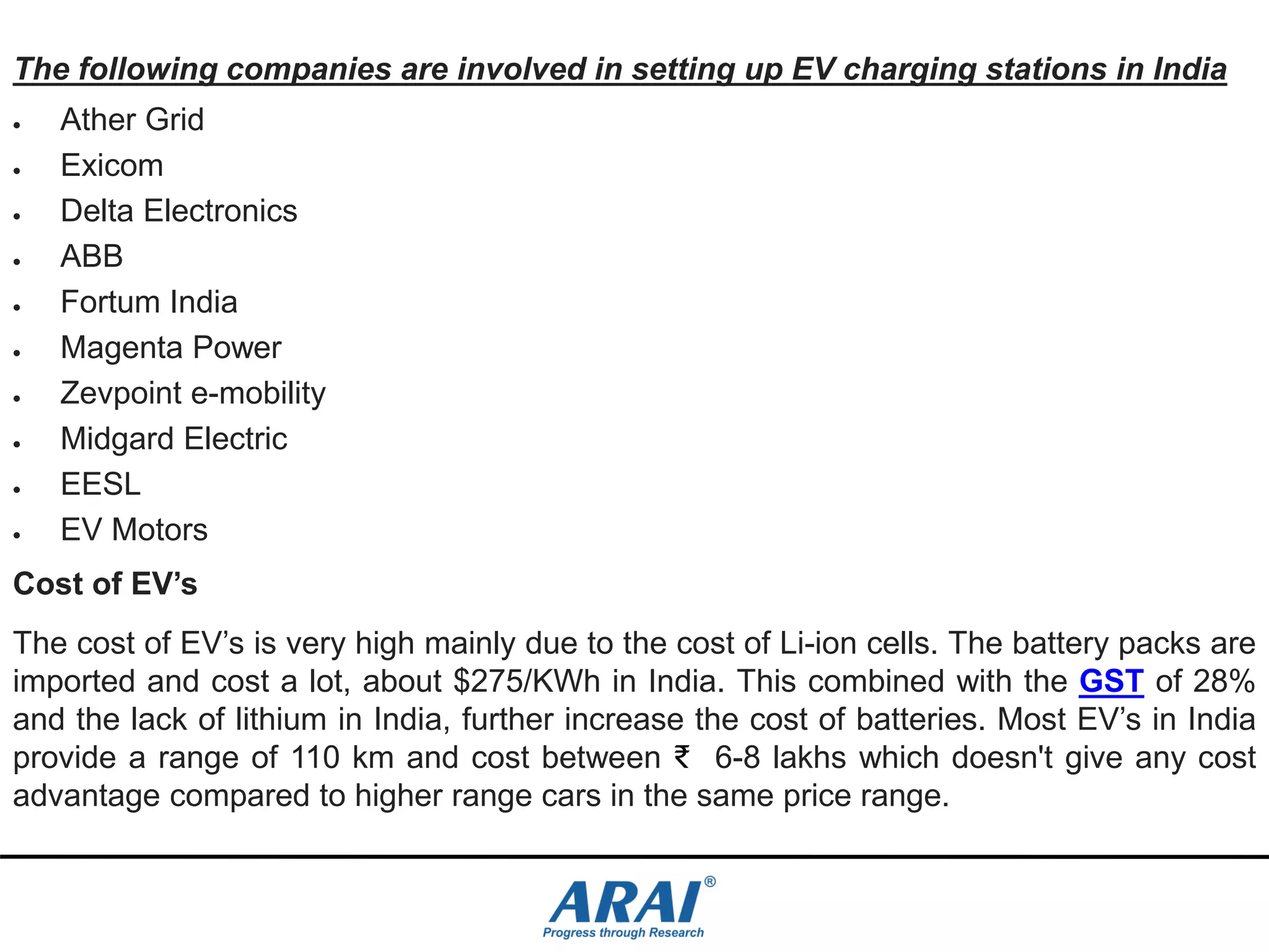 BEV ( Battery Operated Electric Vehicles) PPT | PDF