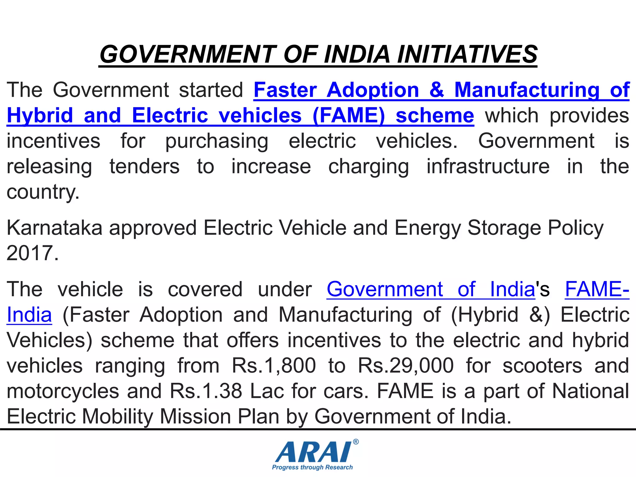 BEV ( Battery Operated Electric Vehicles) PPT | PDF
