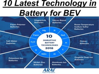 BEV ( Battery Operated Electric Vehicles) PPT | PDF