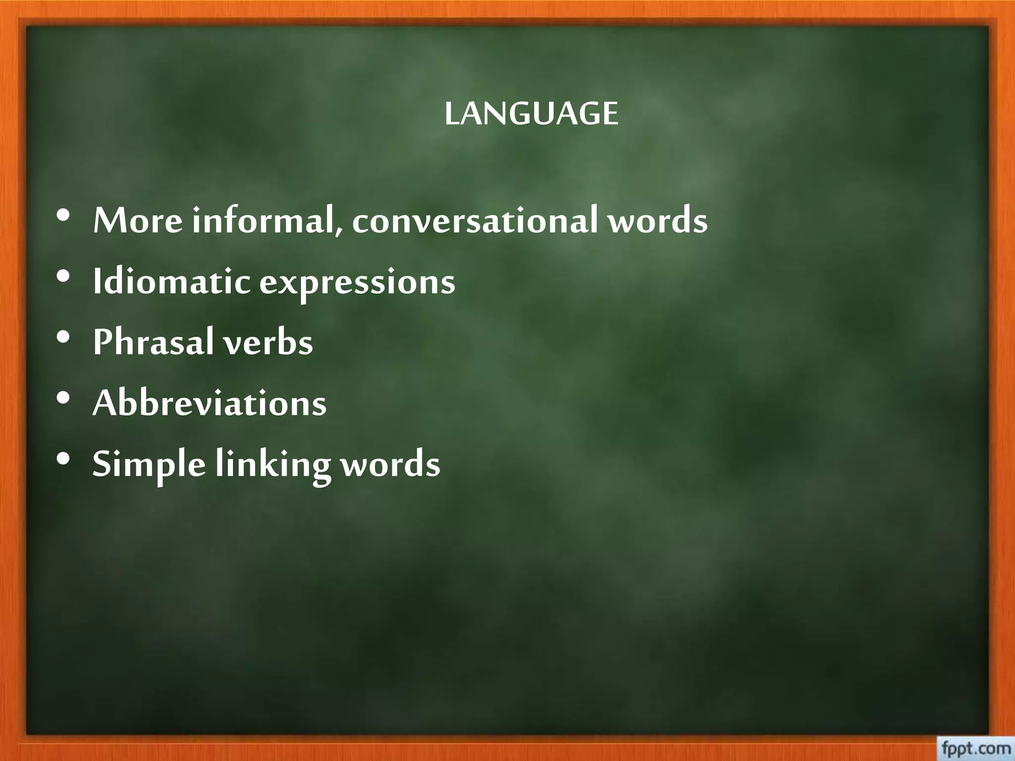 Informal emails: features | PPT