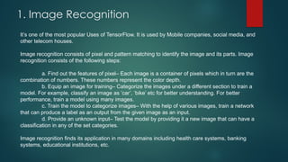 PPT TENSORFLOW about and introduction and its working | PPT