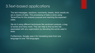PPT TENSORFLOW about and introduction and its working | PPT