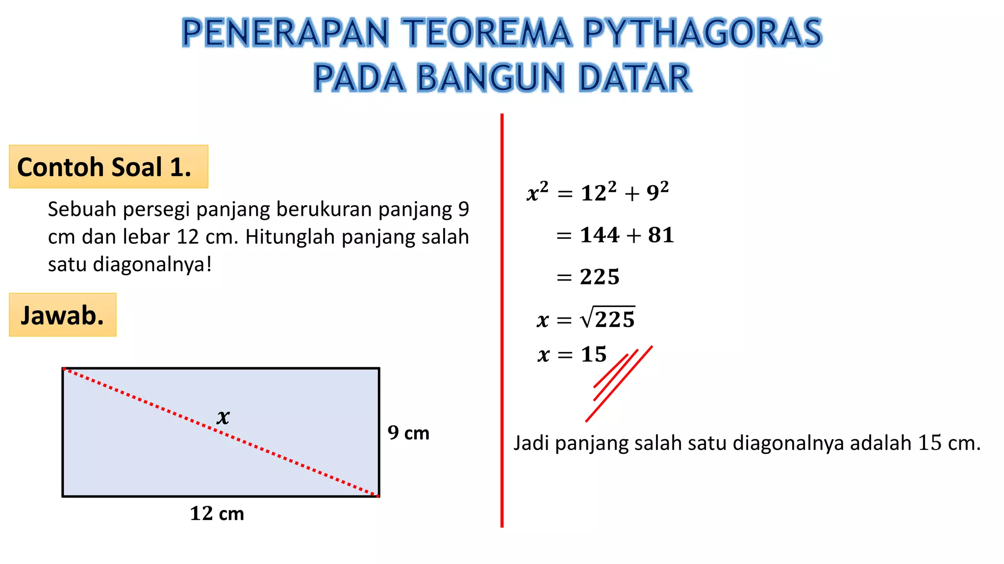 PPT TEOREMA PYTHAGORAS KELAS 8 SMP | PPTX